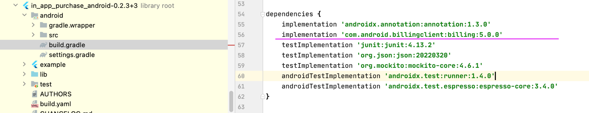 [Flutter][Android]RevenueCatの初期化で No virtual method queryPurchases で落ちる件 - かずのアプリときどきキャンプ飯